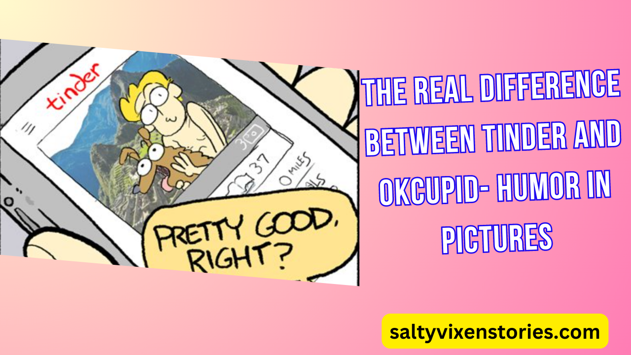 The Real Difference Between Tinder And Okcupid Humor In Pictures Salty Vixen Official Website 