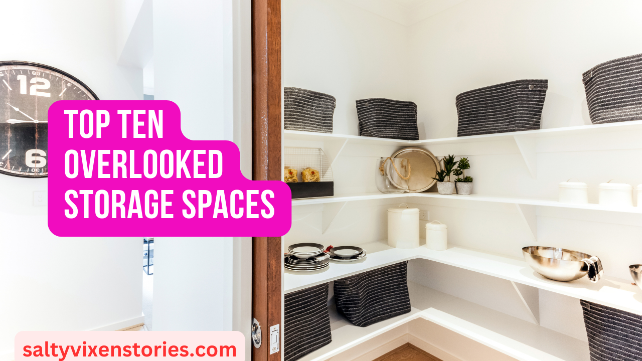 Top Ten Overlooked Storage Spaces - Salty Vixen Lifestyle Magazine