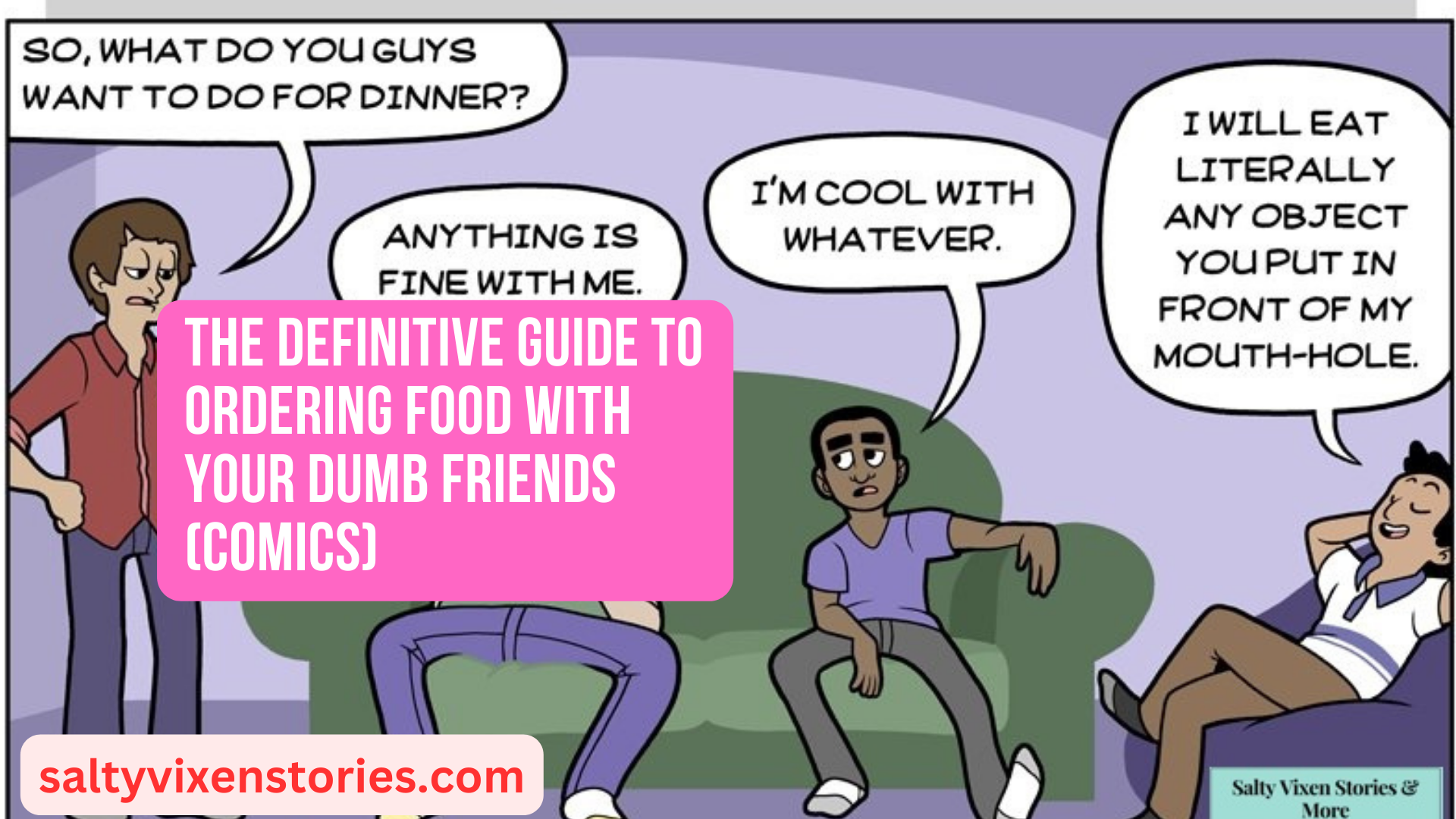 The Definitive Guide to Ordering Food with your Dumb Friends (comics ...