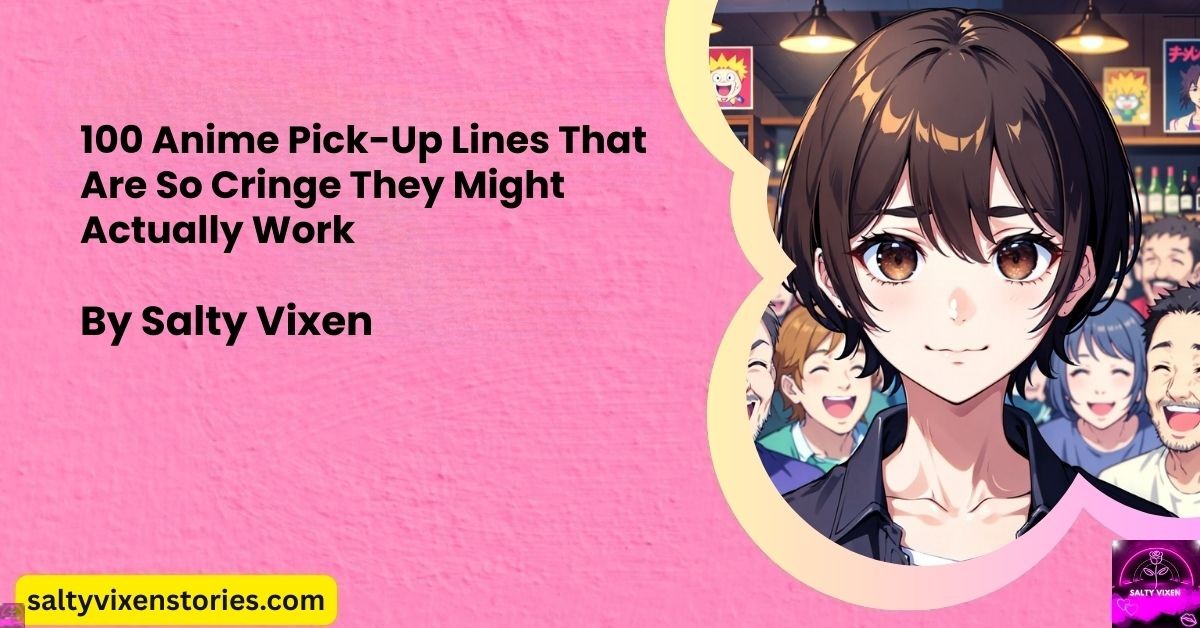 100 Anime Pick-Up Lines That Are So Cringe They Might Actually Work