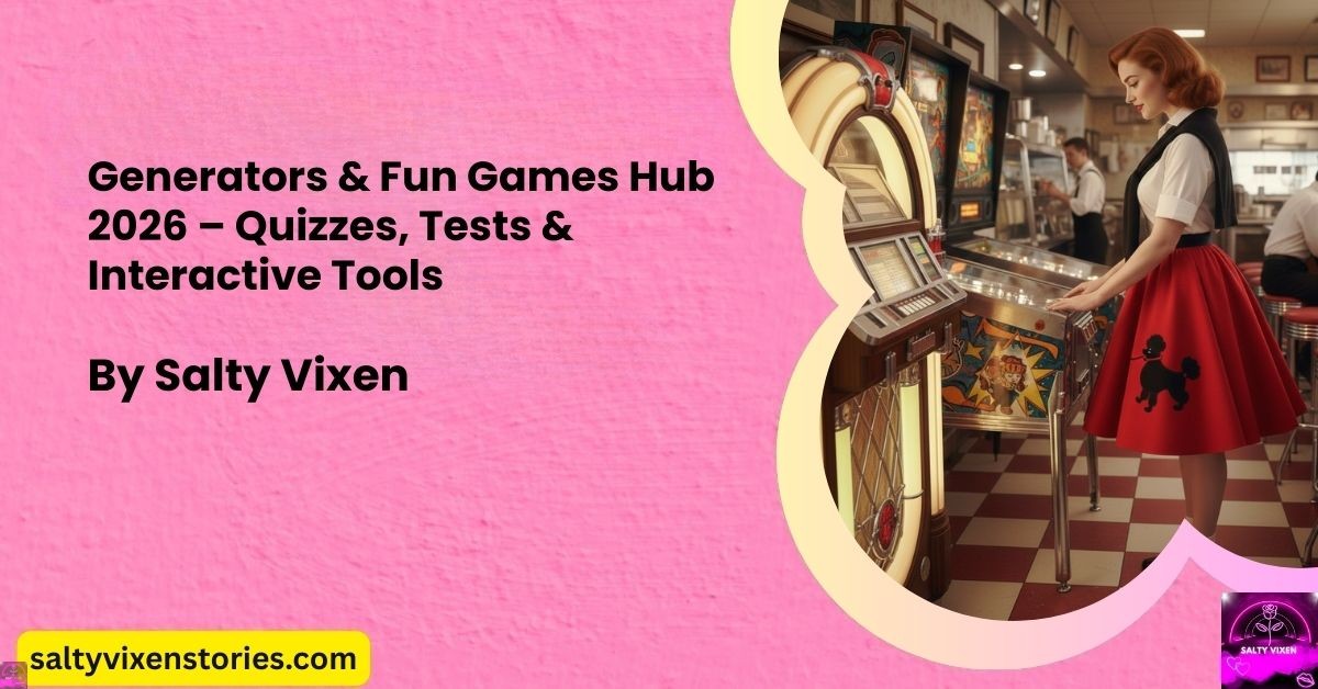Generators & Fun Games Hub 2026 – Quizzes, Tests & Interactive Tools