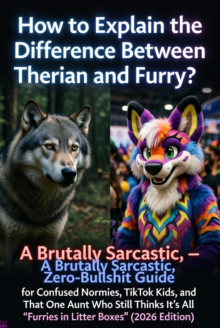 How to Explain the Difference Between Therian and Furry?-Savage Edition