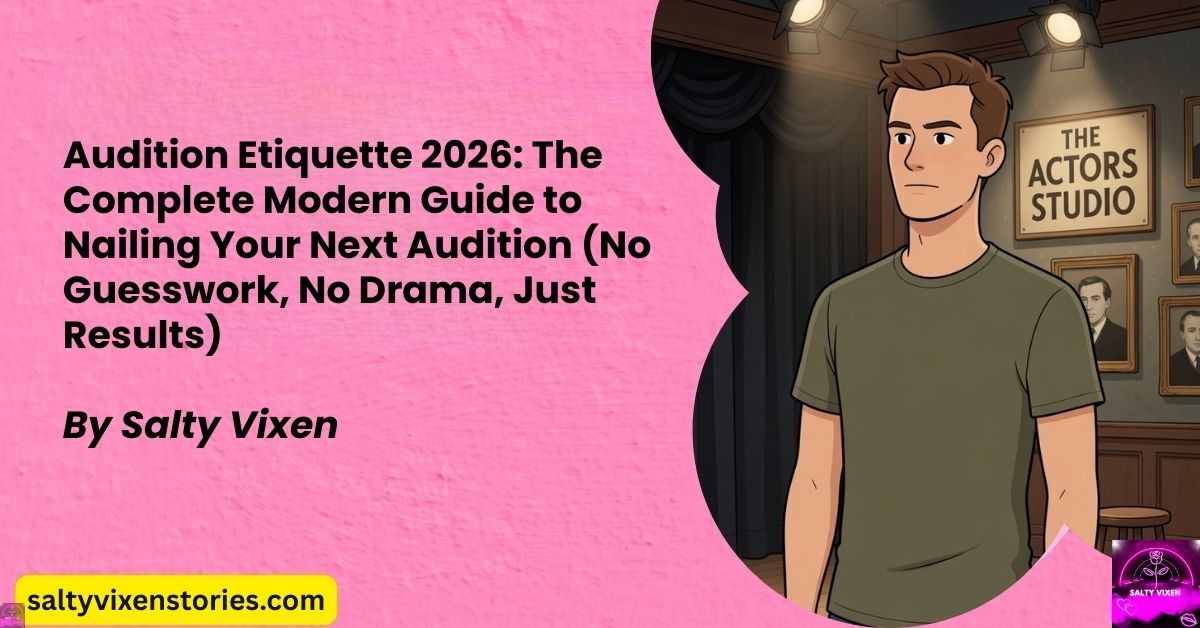 Audition Etiquette 2026: The Complete Modern Guide to Nailing Your Next ...