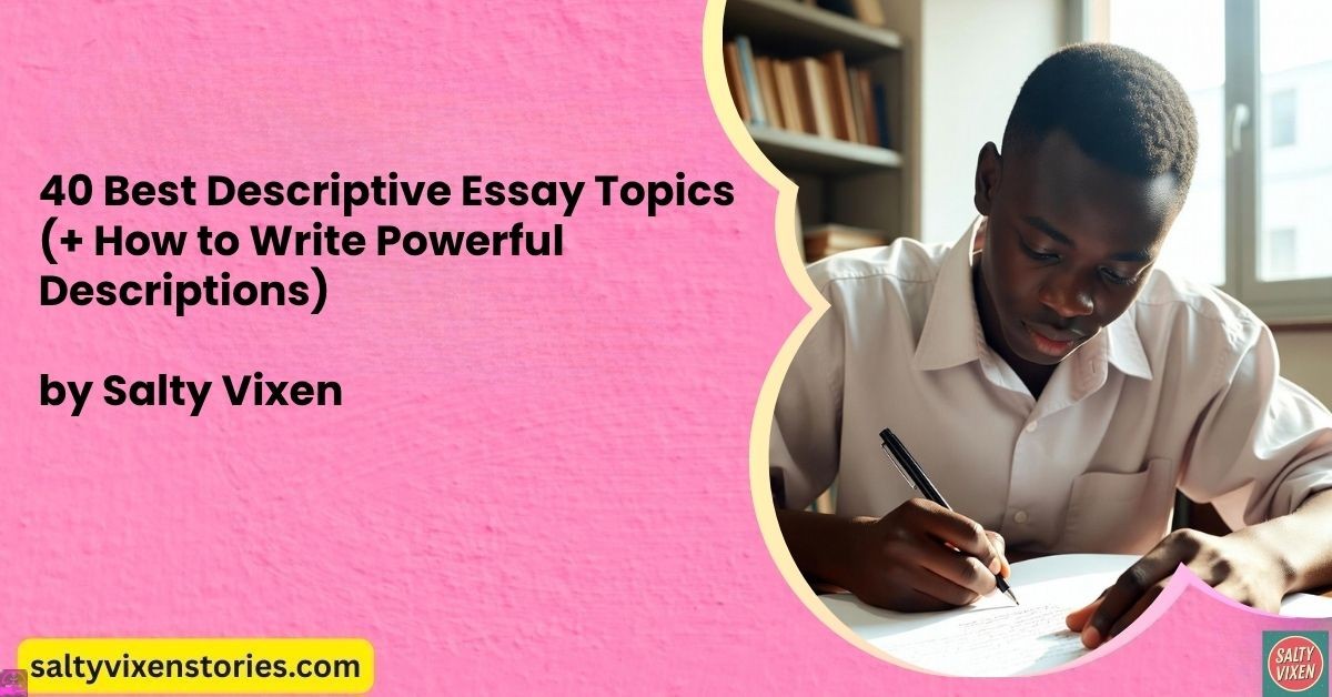 40 Best Descriptive Essay Topics (+ How to Write Powerful Descriptions ...
