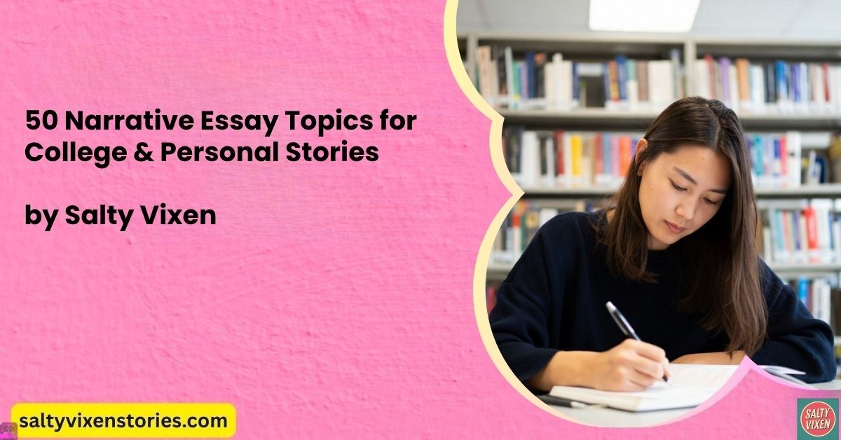 50 Narrative Essay Topics for College & Personal Stories - Salty Vixen ...